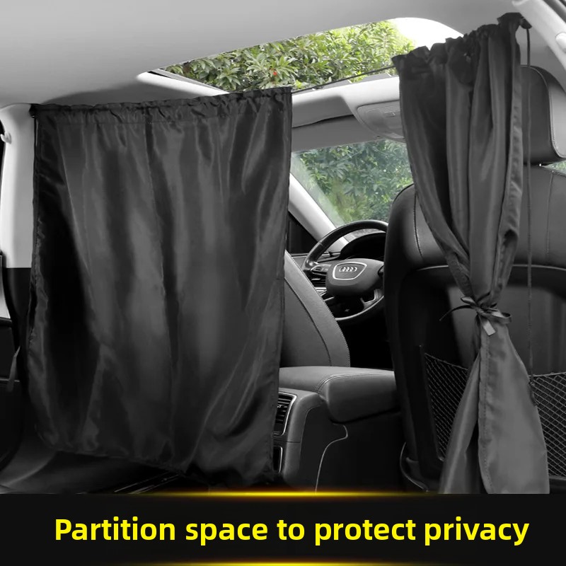 Car Privacy Curtain Rear Partition Window Shade fo... – Grandado