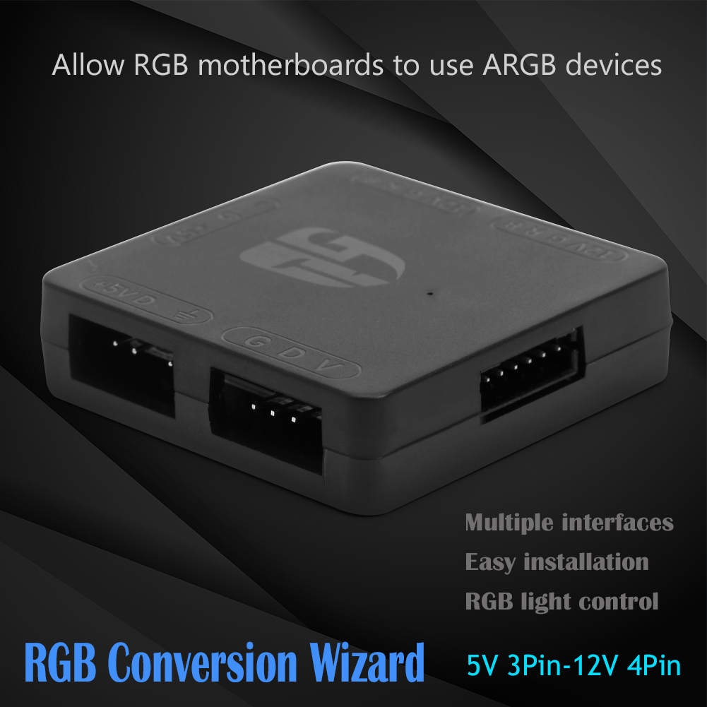 5V 3 Pin Naar 12V 4 Pin Rgb Converter Hub Convenin... – Vicedeal