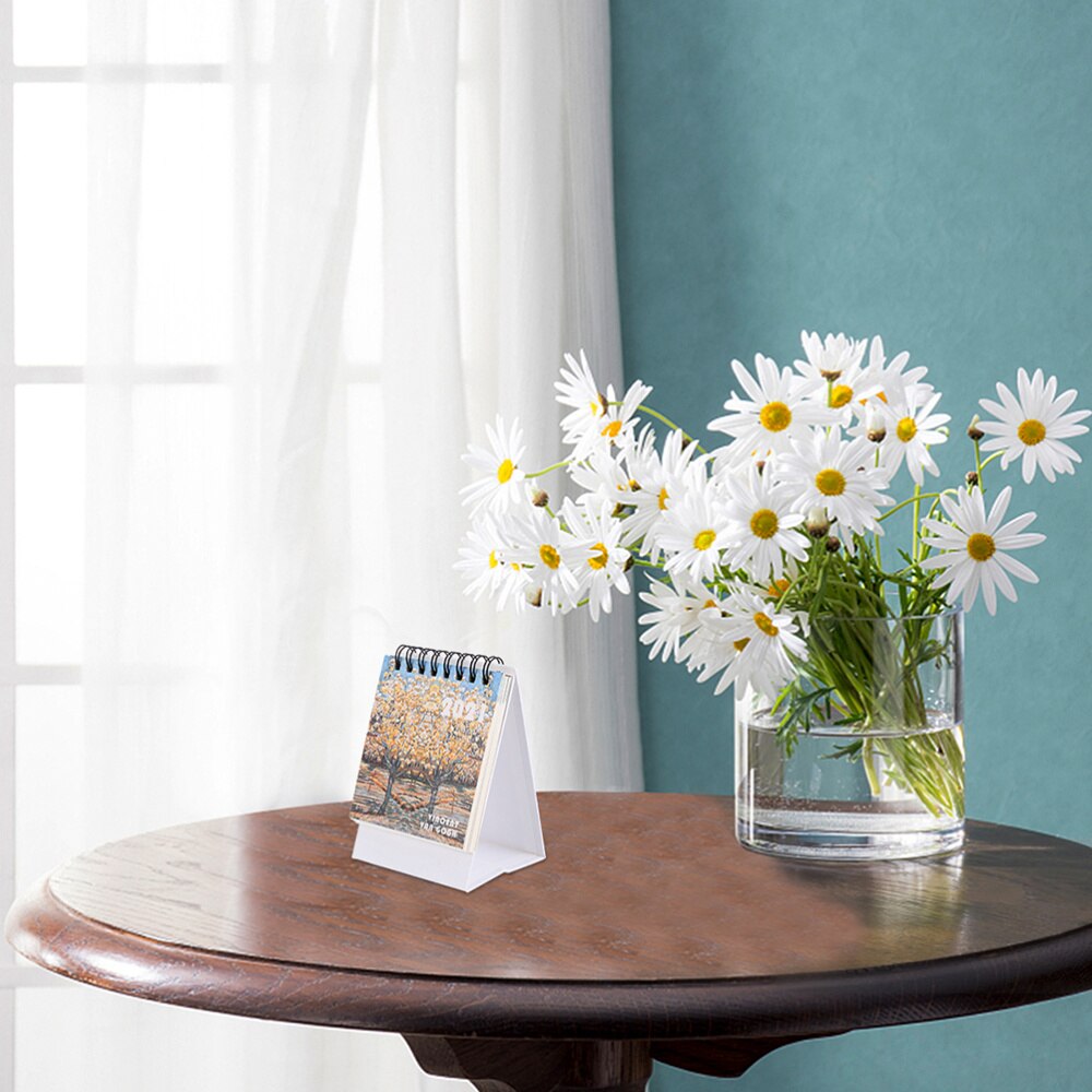 1 Set 2 Pcs Calendars Office Calendars Desk Calend... – Grandado