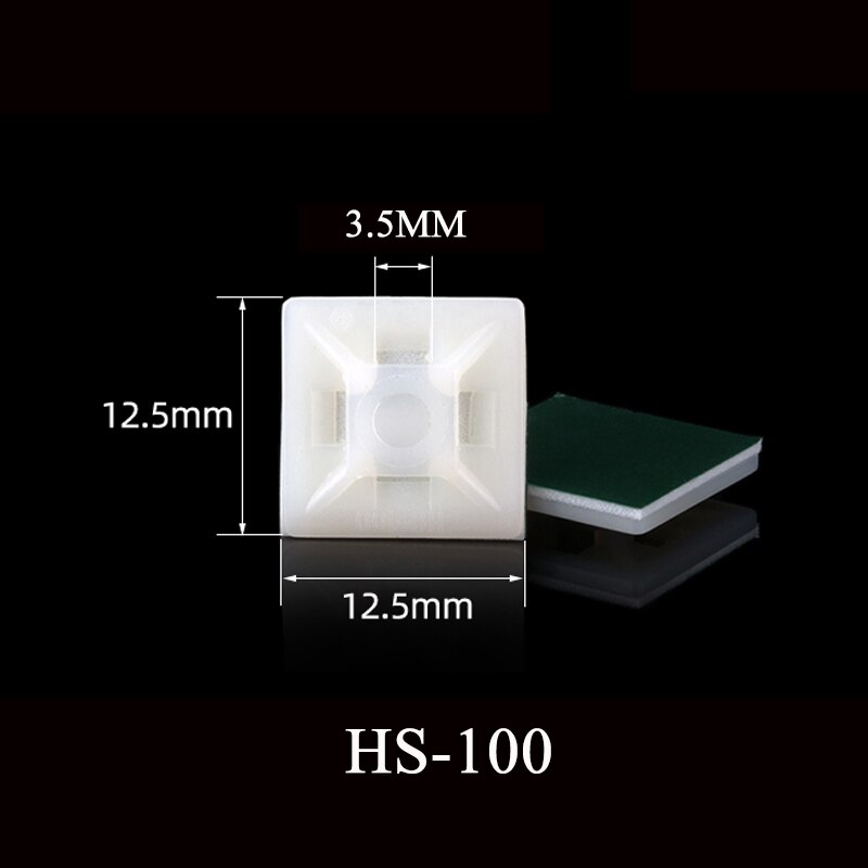 50 PCS/Pack Self Adhesive Cable Base Mounts White ... – Vicedeal