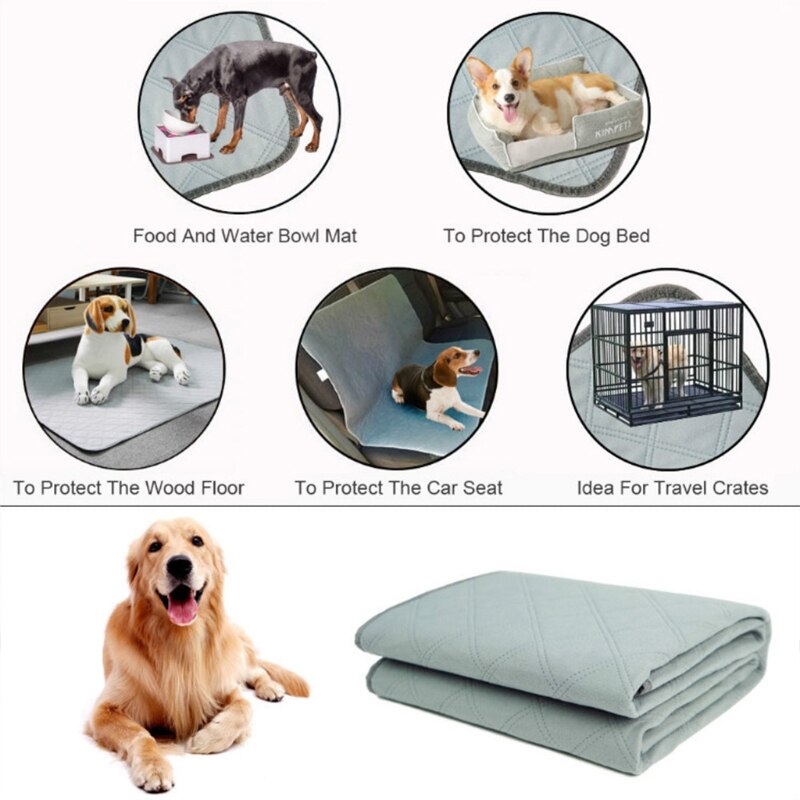 Waterproof Pet Pad Bed Mat Dogs Reusable Washable ... – Grandado