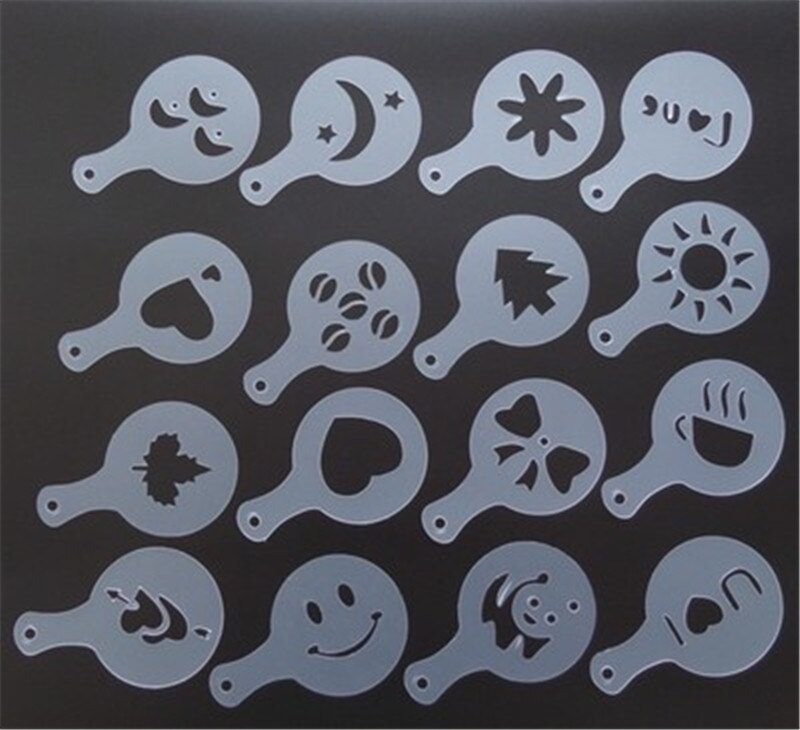 Coffee Cappuccino Stencil Filter Maker Barista Art... – Grandado