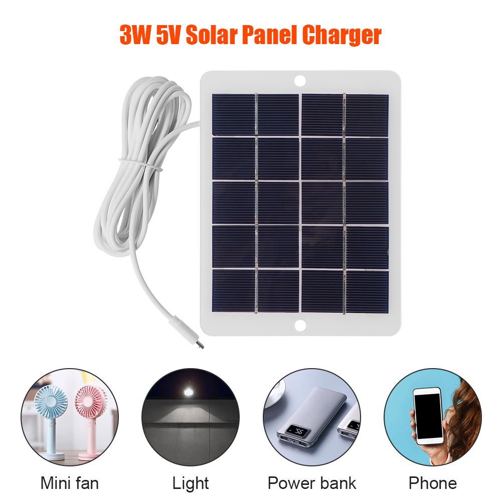 3W 5V Solar Panel Polycrystalline Silicon Solar Ce... – Grandado