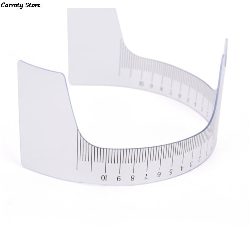 1pc återanvändbara semi-ögonbrynsguide linjal micr... – Grandado