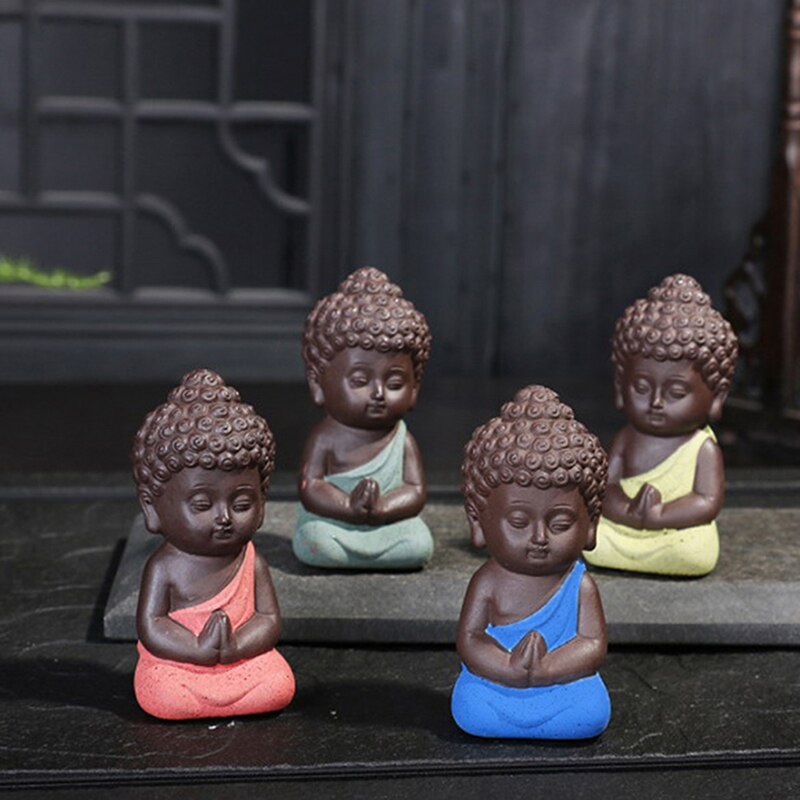 1PCS Buddhism Small Statues Little Meditation Monk... – Vicedeal