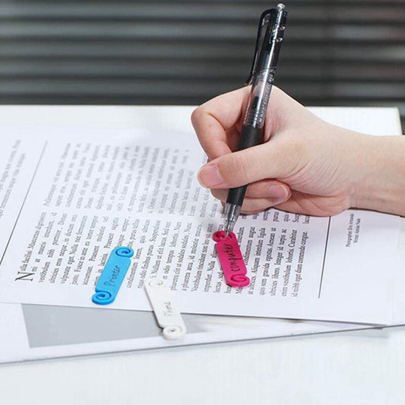 60Pcs Kabel Tags Kabel Management Tags Multicolor ... – Vicedeal