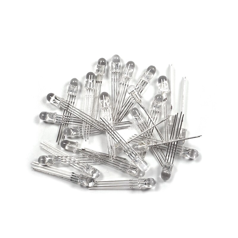 50 stücke 5mm full-farbe LED RGB rot, grün und bla... – Vicedeal