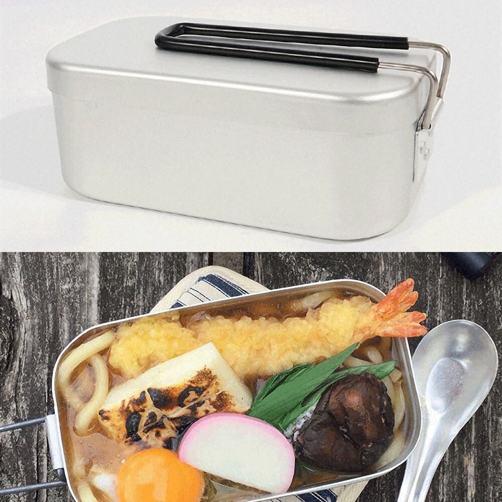 Ultra-Light Aluminum Square Lunch Box with Handle ... – Grandado