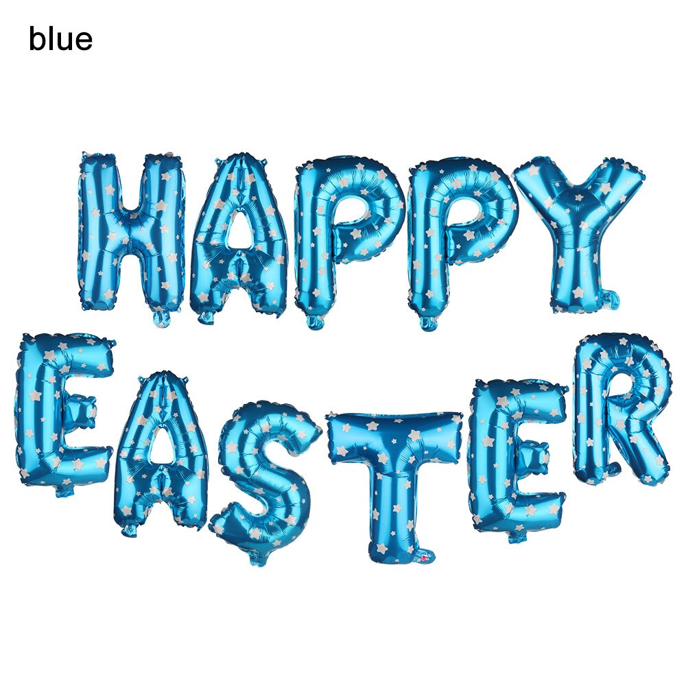 11Pcs Happy Easter Foil Balloons Air Helium Balloo... – Grandado