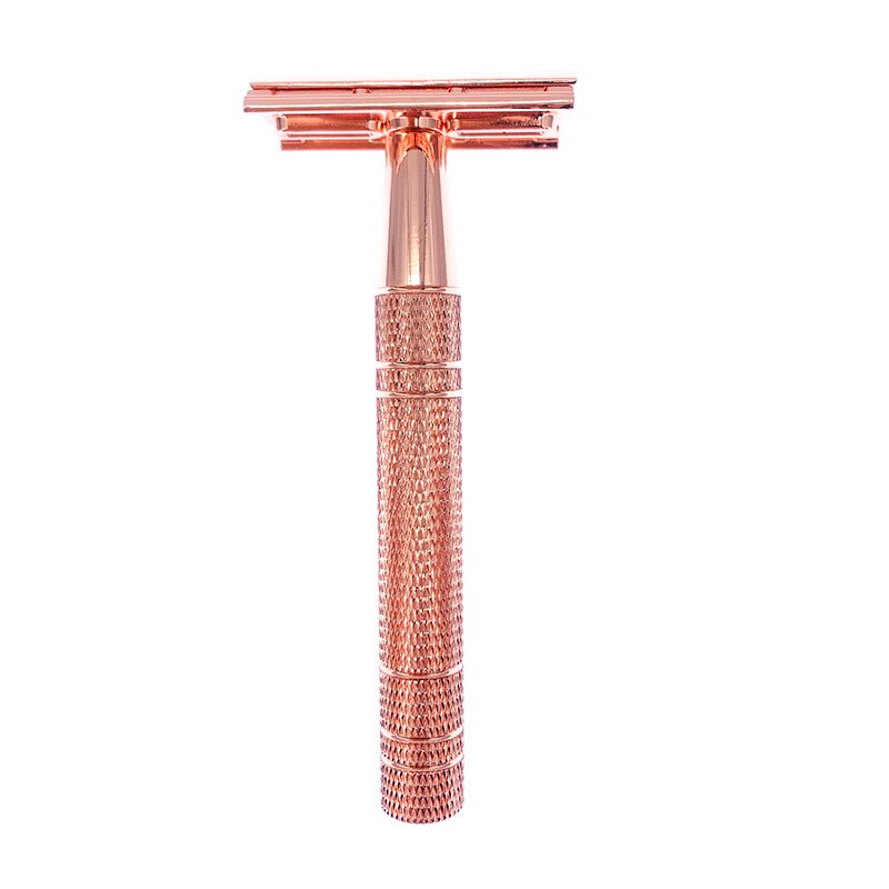 Rose Gold Razor Classic Double Edge Safety Razor F... – Grandado