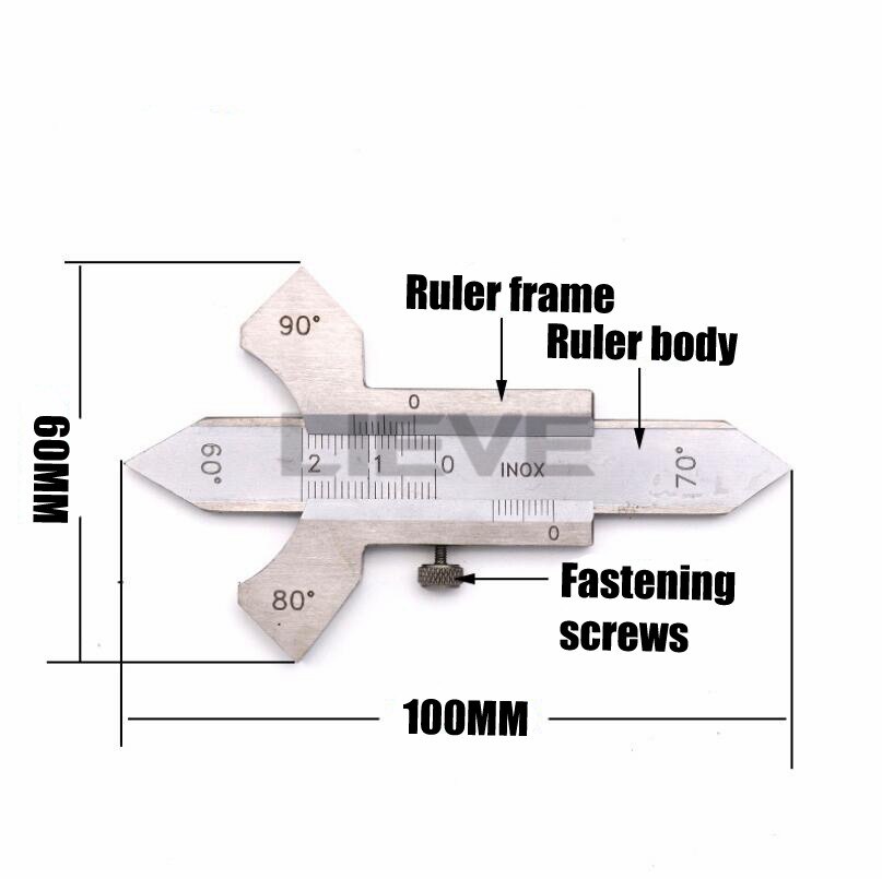 0-20mm stainless steel Digital Welding Seam measur... – Grandado