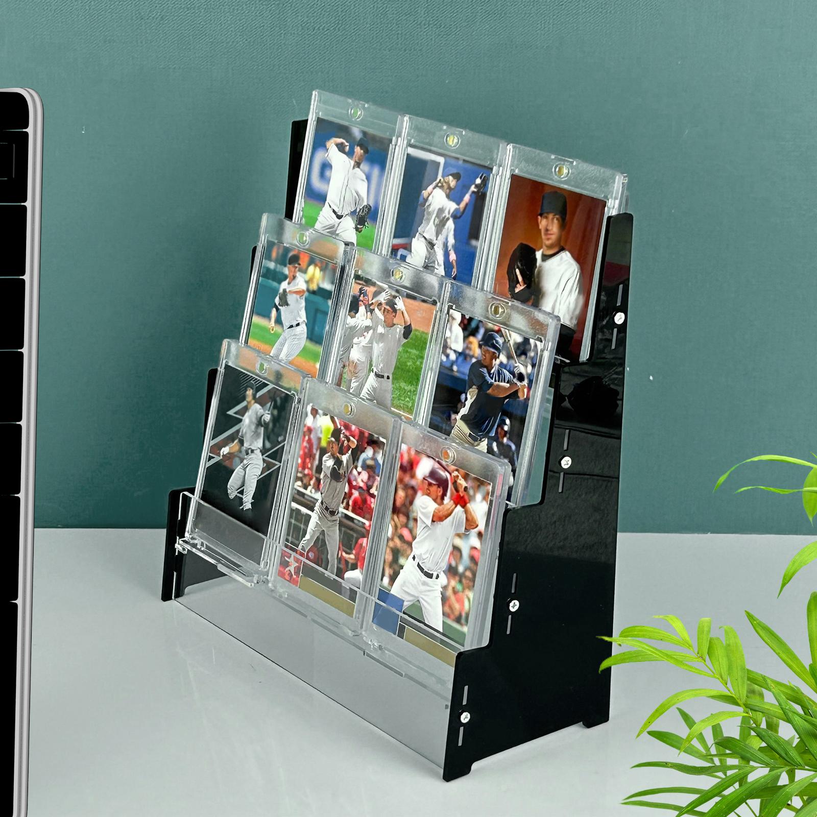Sports Card Display Shelf Tabletop Holder Stand Tr... – Grandado