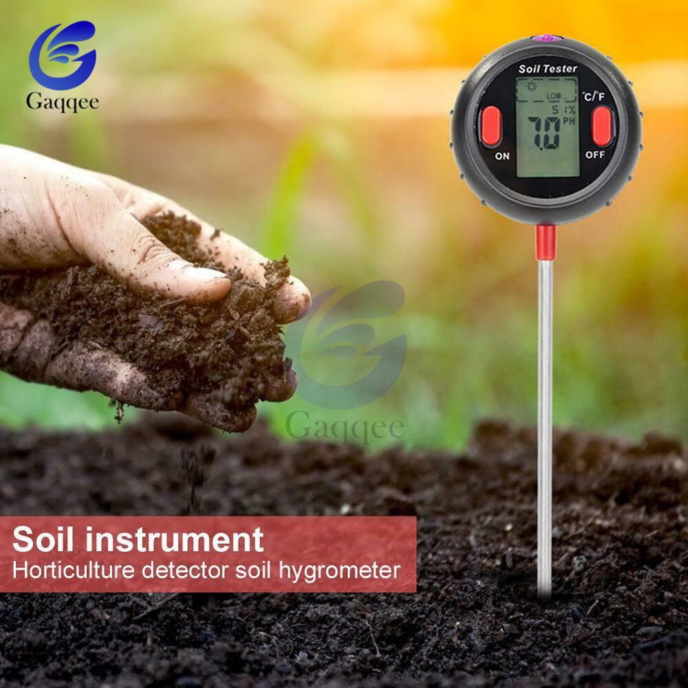 5 in 1 Digital PH Meter Soil Moisture Monitor Temp... – Vicedeal
