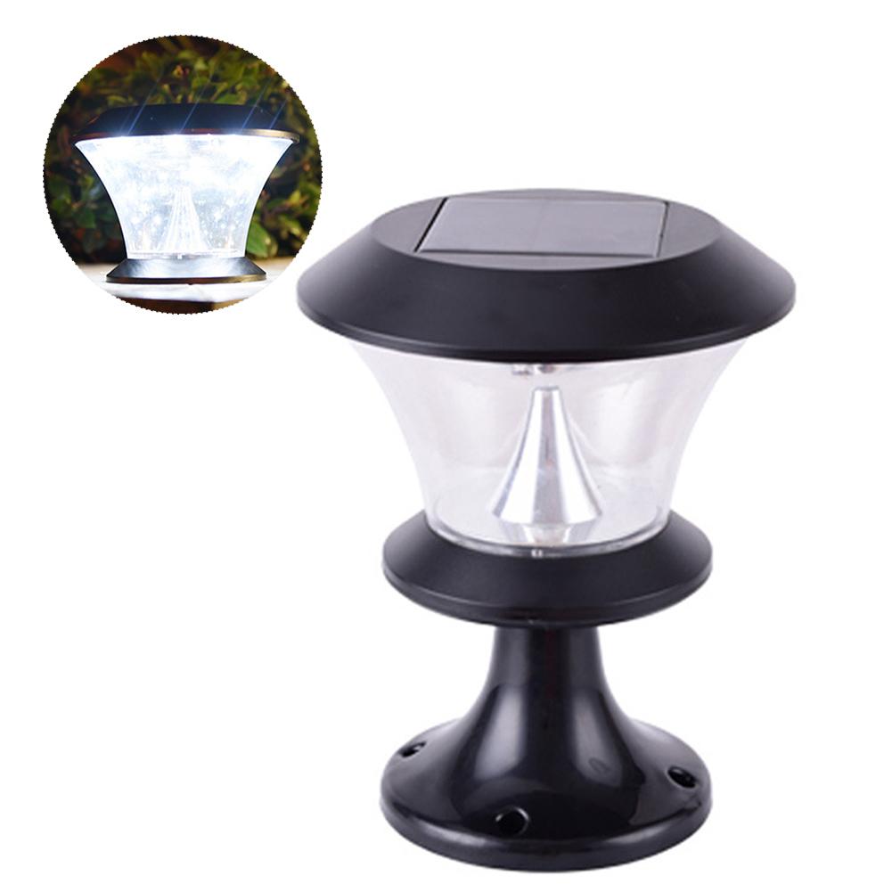 8 LED Solar Garden Lamps Outdoor Waterproof Pillar... – Grandado