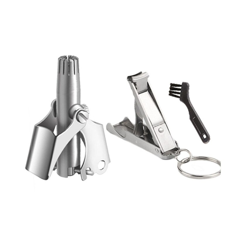 M76F Portable Manual Nose Ear Hair Trimmer Stainle... – Vicedeal
