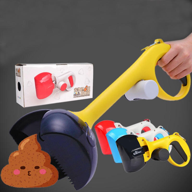 Dog Pooper Scooper Easy Pick Up Garbage Bags Long-... – Vicedeal