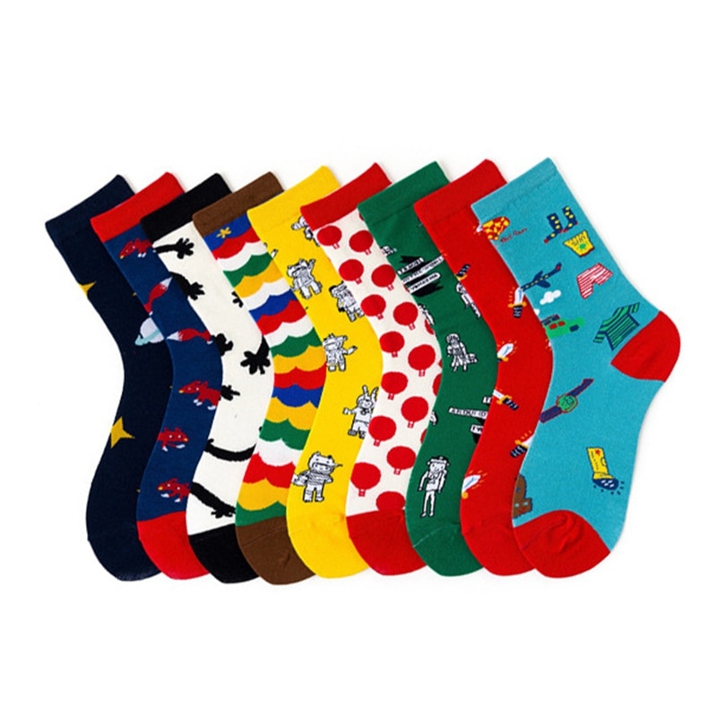Novelty Funky Cute Cartoon Socks Multipurpose Bask... – Vicedeal