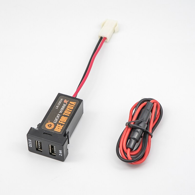 QC3.0 2.4A Quik opladen Dubbele Poort Connector Du... – Vicedeal