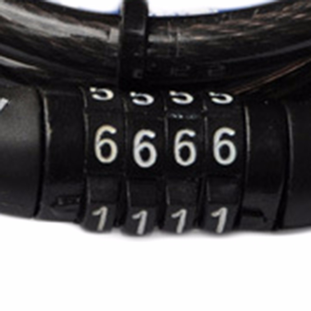 4 Digit Combination Password Bike Bicycle Lock Ste... – Grandado