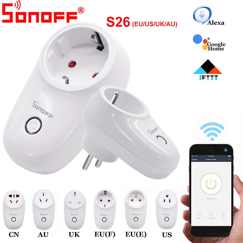 Sonoff Basic Sonoff S26 Wifi Draadloze Smart Socke... – Grandado
