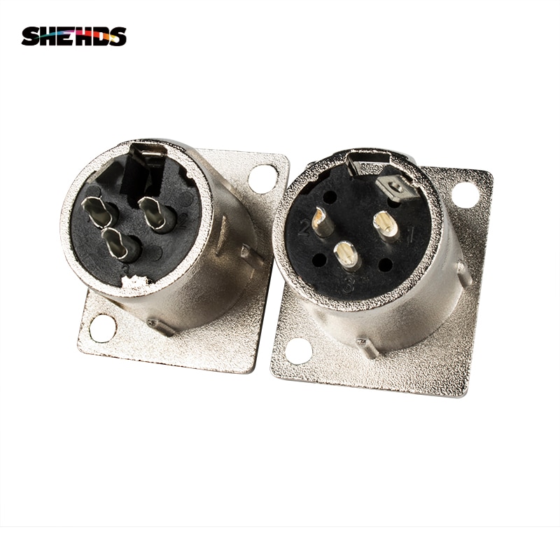 SHEHDS 2PCS/Lot Iron/Plastic DMX512 Plug 3 pin XLR... – Grandado