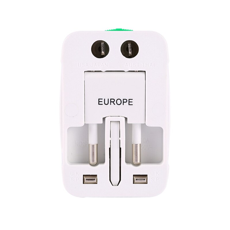 1pcs White Universal AC Power Plug World Travel Ad... – Grandado