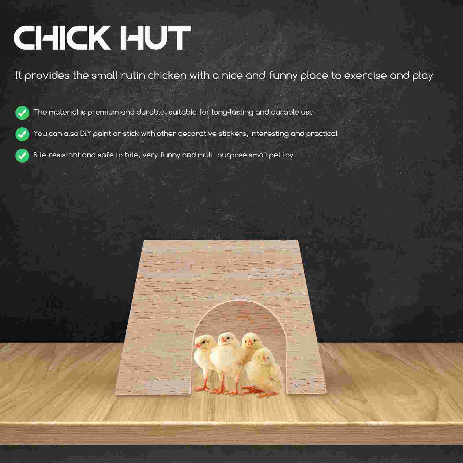 Pet Hiding House Chicken Wooden Nest Small Pet Hou... – Grandado