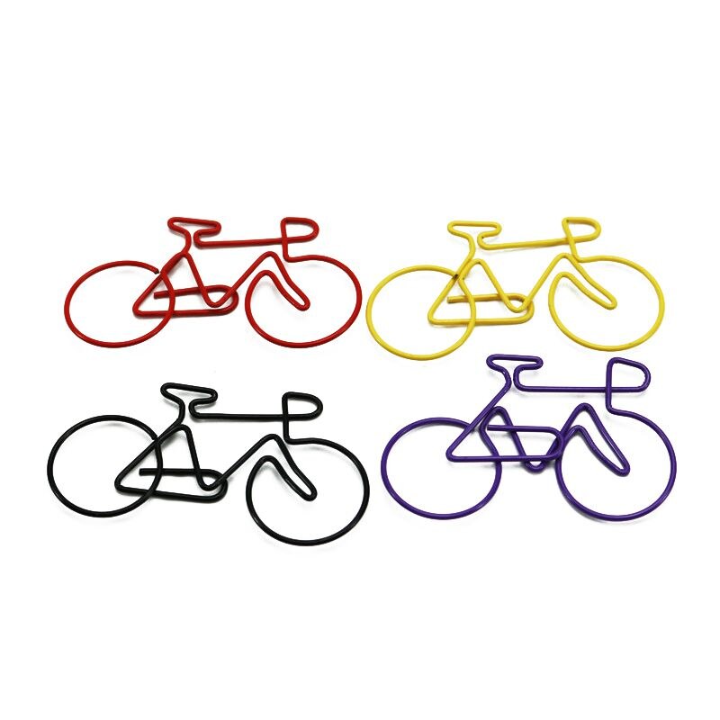 Bike Paper Clips Bicycle Metal Card File Clips Pac... – Grandado