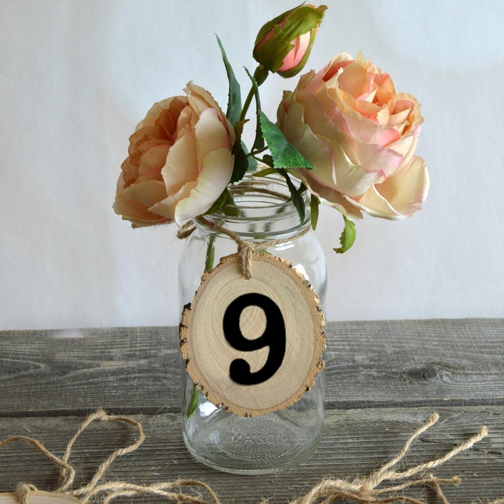 1-10 Numbers Rustic Wooden Hanging Ornament Table ... – Grandado