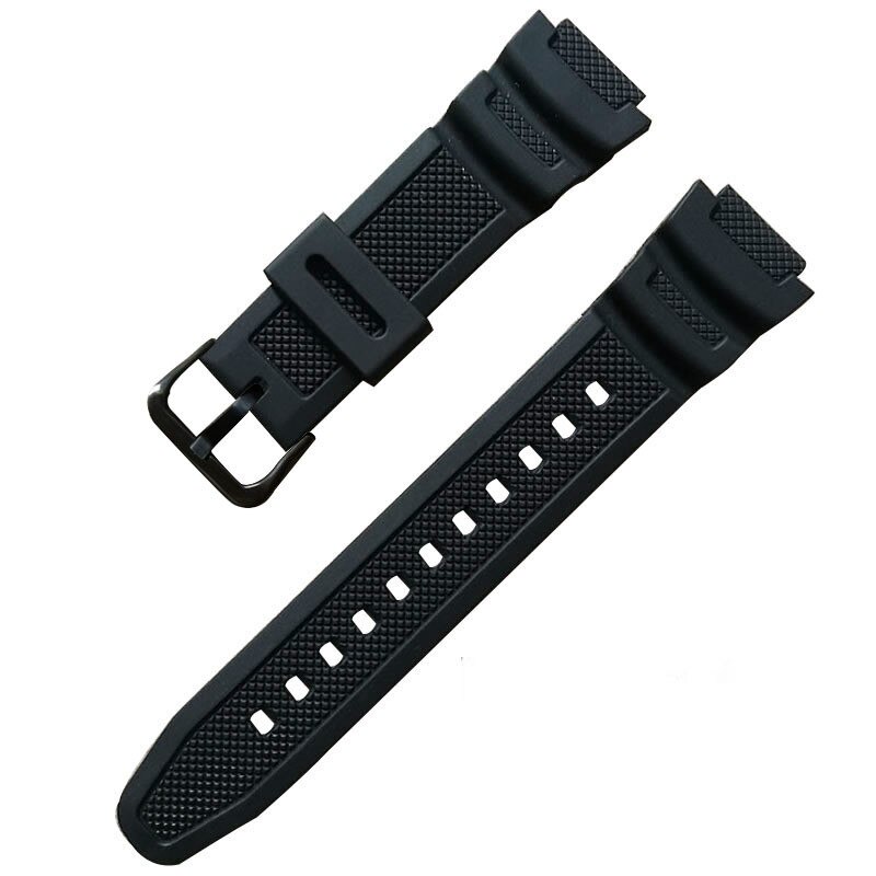 watchband convex PU strap 18*25mm rubber silicone ... – Grandado