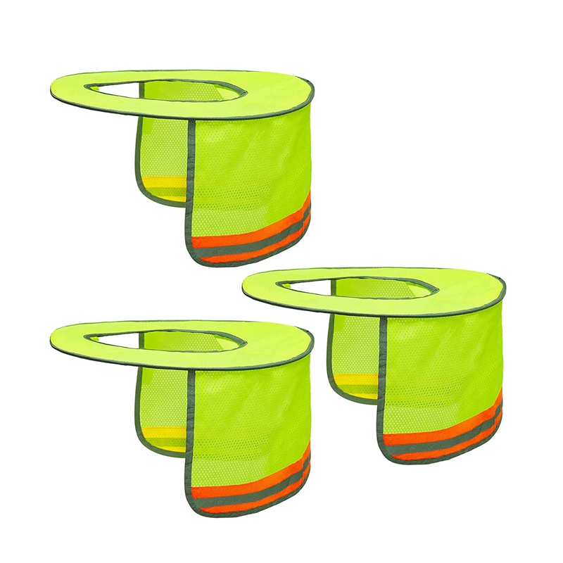 3 Pack Hard Hat Neck Shade Sun Shield High Visibil... – Grandado