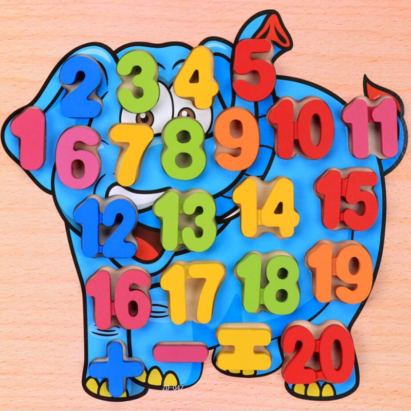 Wooden Early Education Puzzle Children's Cogni... – Grandado