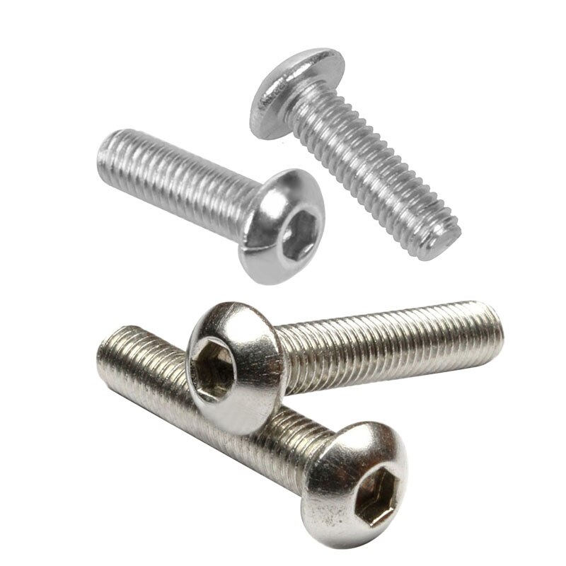 30x Rvs Knop Schroef, Zeskante Bouten Type:M3/3Mm ... – Vicedeal