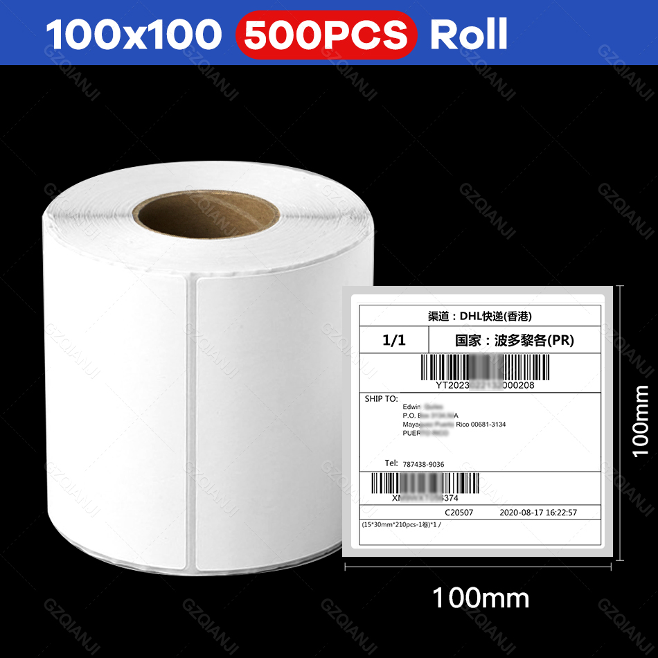 4 Inch 100Mm 110Mm Label Papierrol Label Holder St... – Grandado