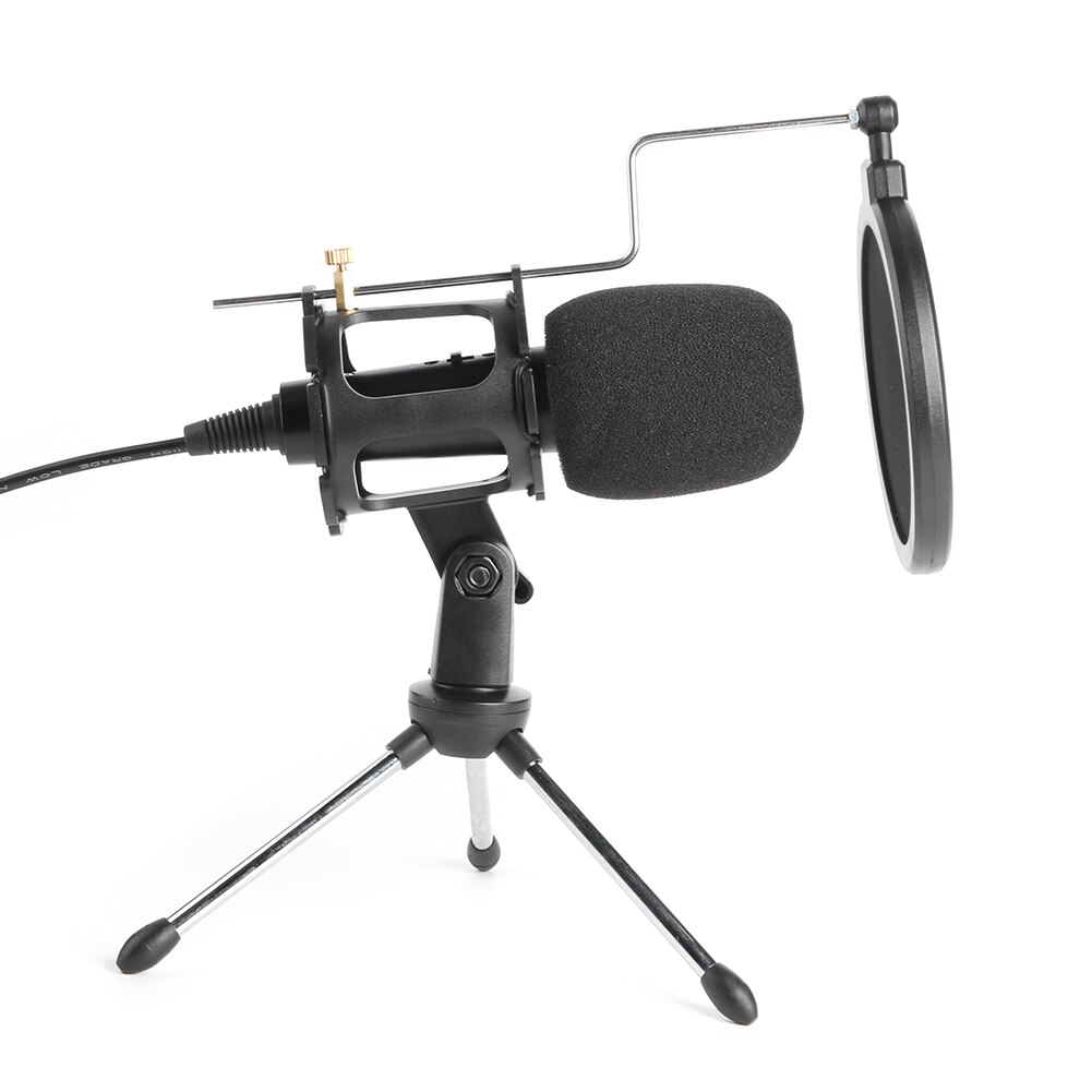 3.5mm Condenser Microphone with Pop Filter Deskop ... – Grandado