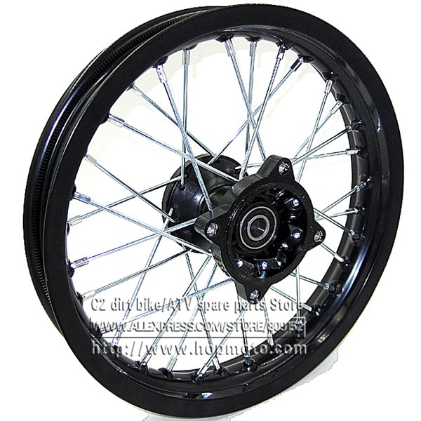 Black Dirt Bike Pit Bike Front 12 inch Rims 12" fo... – Grandado