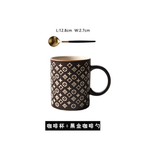 Italian Classic Style Retro Mug Matte Ceramic Coff... – Grandado