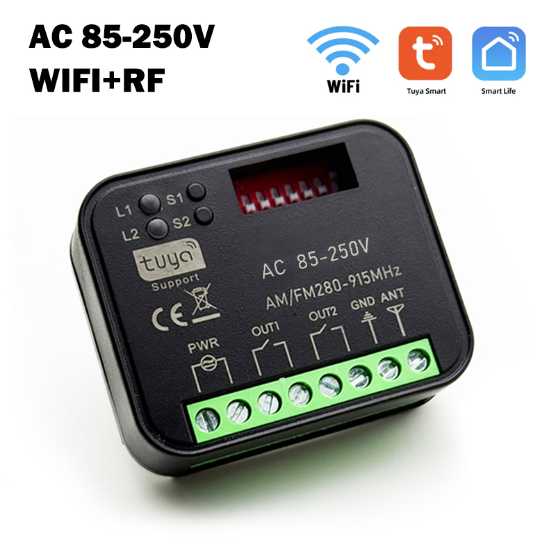 RX MULTI Tuya WIFI 300 to 868 MHz Receiver For DOO... – Grandado