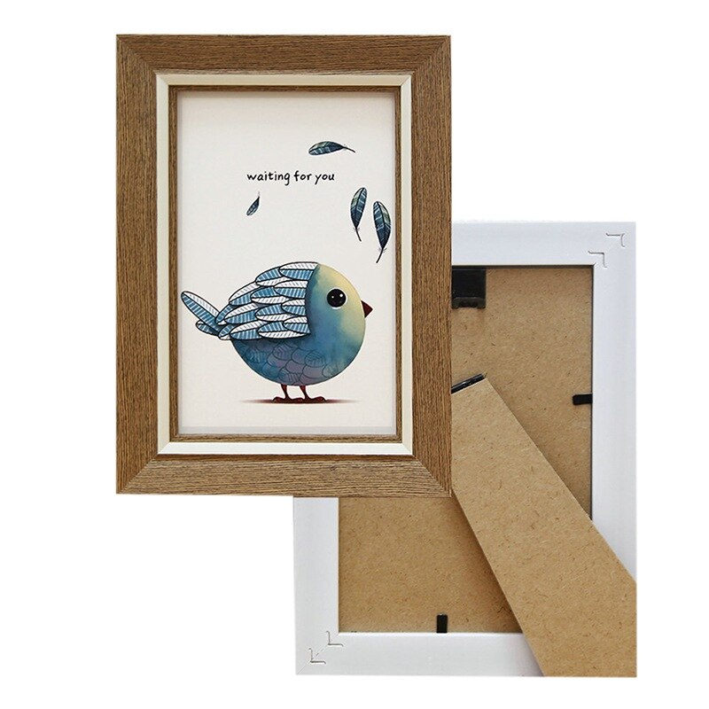 Wooden Frame White Color Photo Frames Classic Mini... – Vicedeal