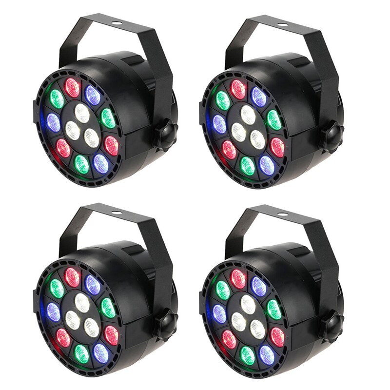 2 x 15W DMX-512 RGBW LED DJ Light Effect Disco Lig... – Grandado