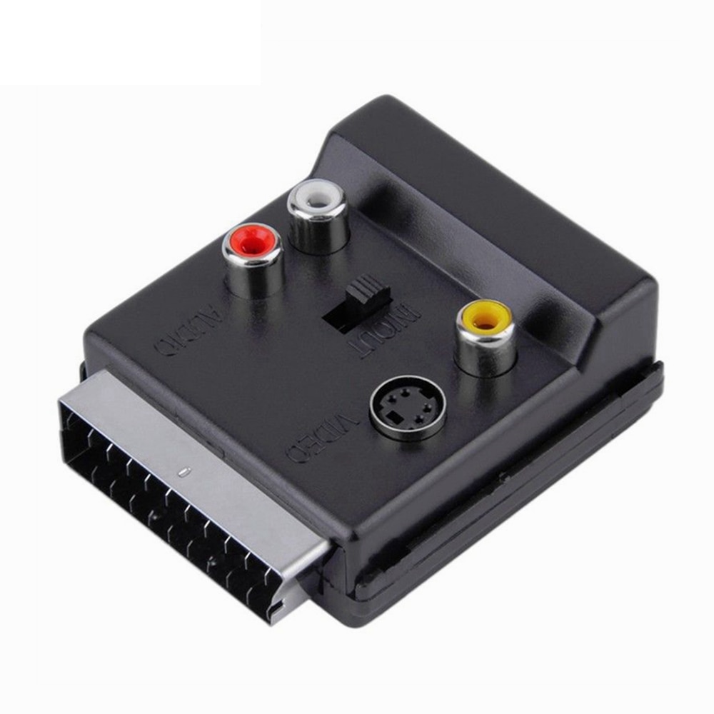 20 Pin SCART to 3 RCA S-Video Audio Video Adapter ... – Grandado