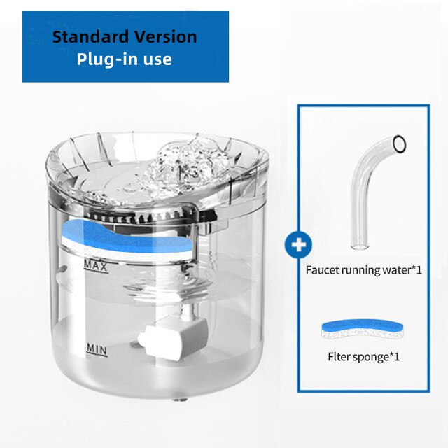 2L Kat Fontein Filter Automatische Sensor Drinker ... – Grandado
