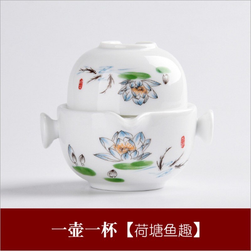 Tea set Include 1 Pot 1 Cup gaiwan,Beautiful and e... – Vicedeal