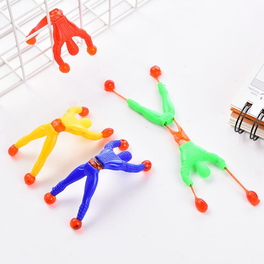 4PCS Funny Flexible Climb Men Sticky Wall Toy Kids... – Vicedeal