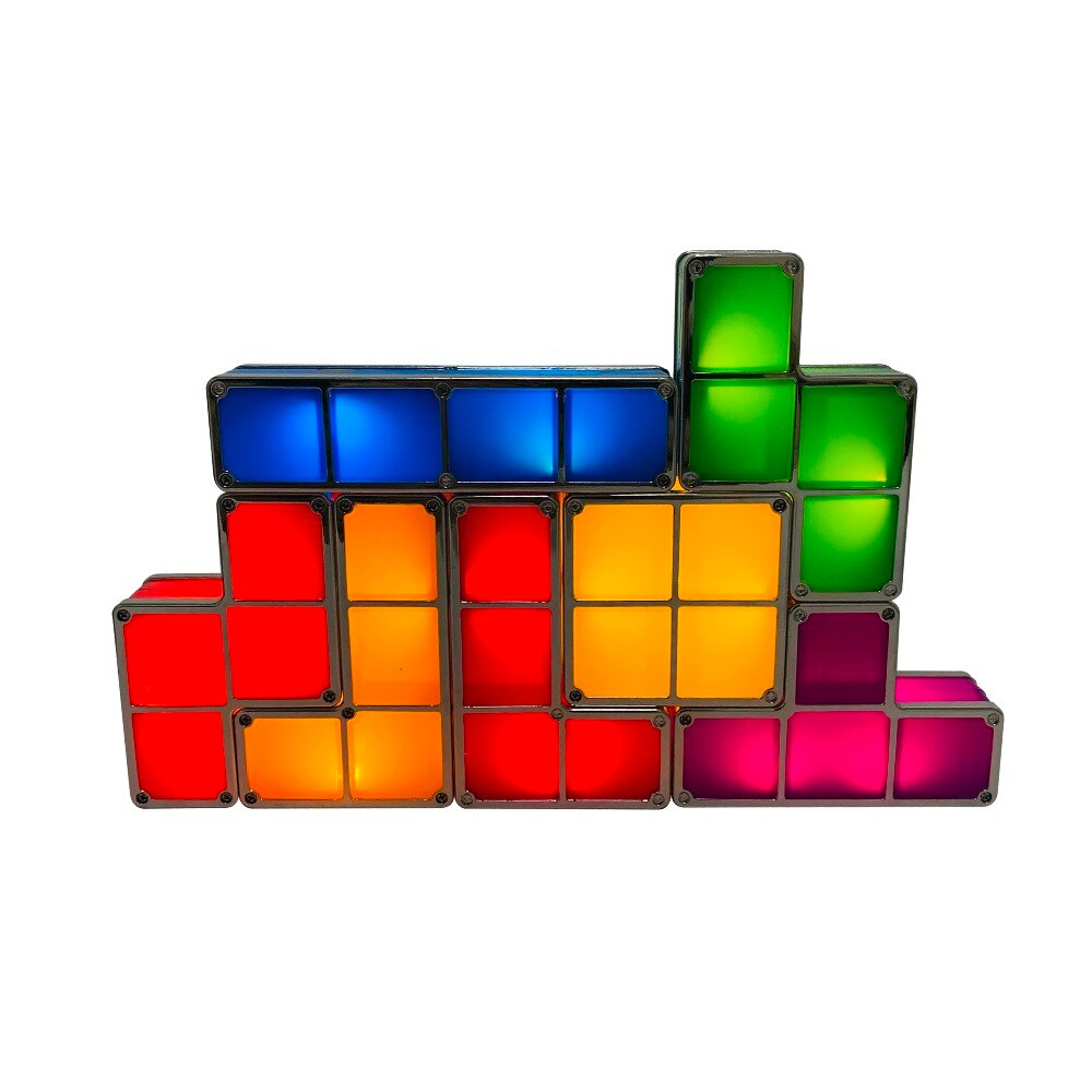 Big size Tetris Stackable Night Light, 7 Colors In... – Grandado