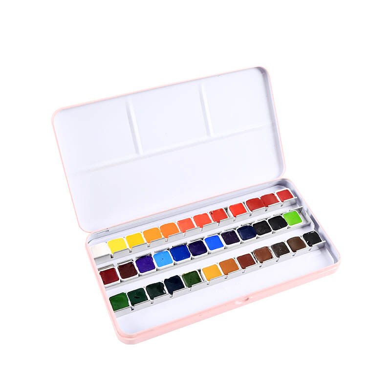 24/36 Colors Transparent Solid Watercolor Paint Ar... – Vicedeal