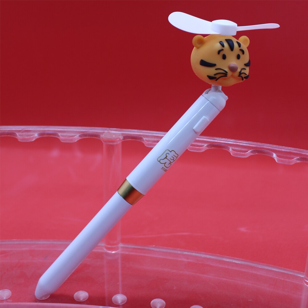 Creatieve Fan Pen 180 Graden Gedraaid Cartoon Mini... – Grandado