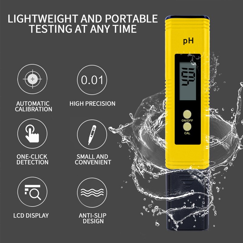 PH Meter 0.01 PH High Precision Water Tester with ... – Grandado