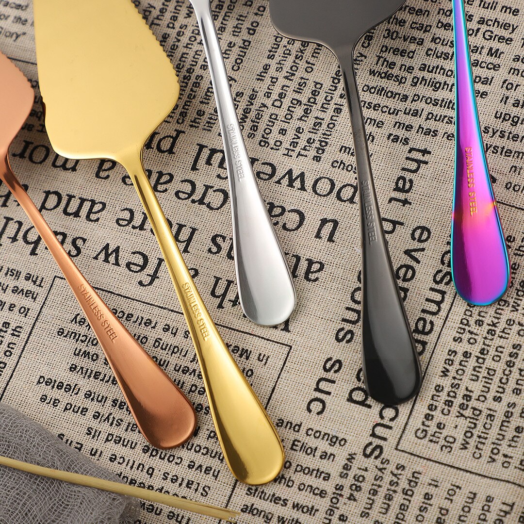 Black Stainless Steel Cake Spatula Baking Shovel S... – Vicedeal