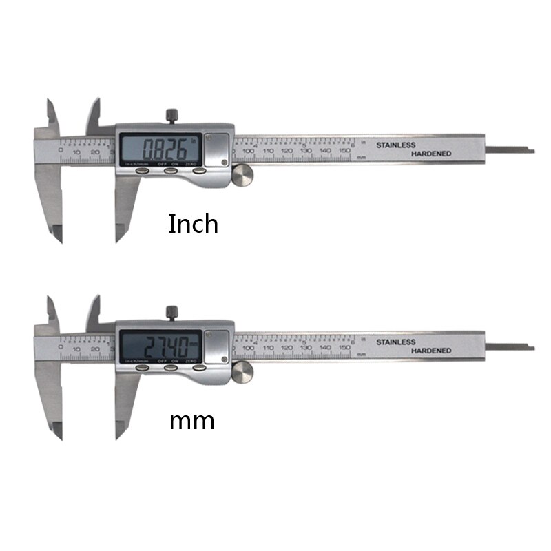 Schieblehre Digital Digitaler Messschieber - 12,7-165 Mm, LCD Display ...